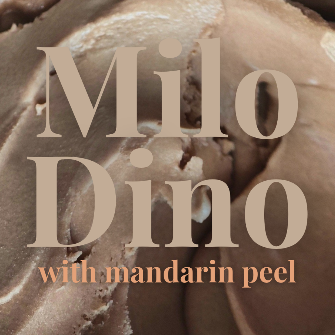 [Regular] Milo Dino with Mandarin Peel – Hermann's Gelato